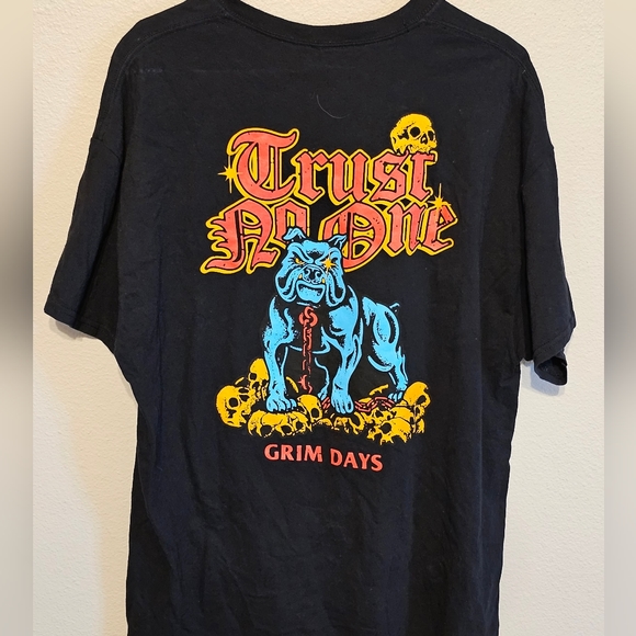 Shirts | Grim Days Trust No One Tshirt | Poshmark